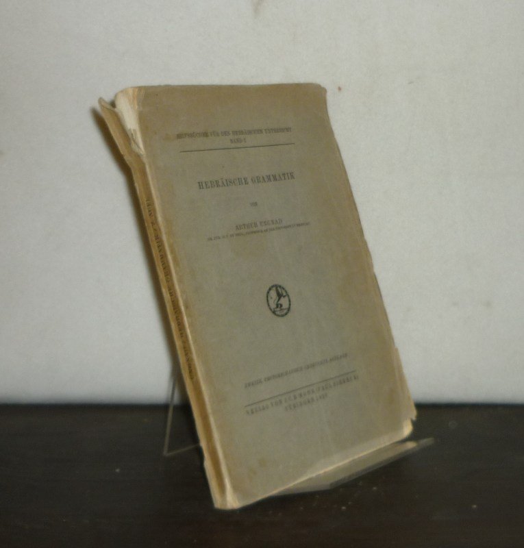„Hebräische Grammatik Von Arthur Ungnad = Hilfsbücher für den ...