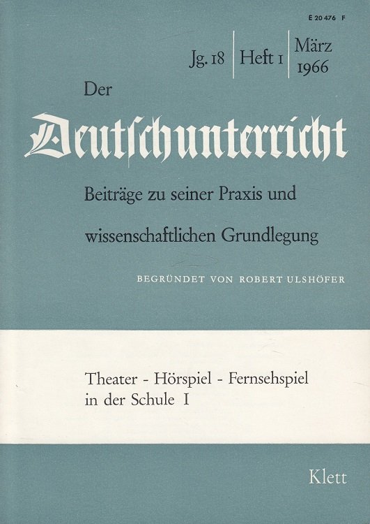 „Ulshöfer Robert Dietrich Steinbach Hellmuth Karasek U A“ – Bücher ...