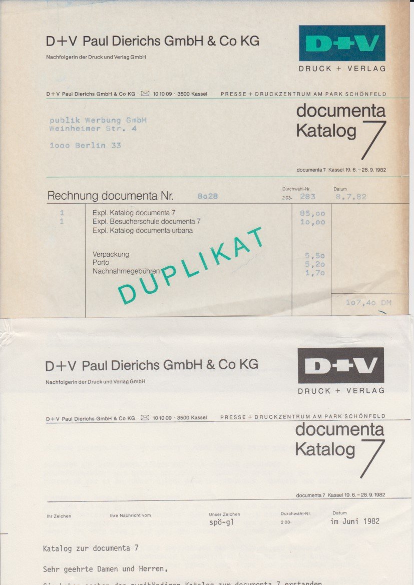 „Katalog zur documenta 7.“ – Buch gebraucht kaufen – A02GfnZn01ZZ5