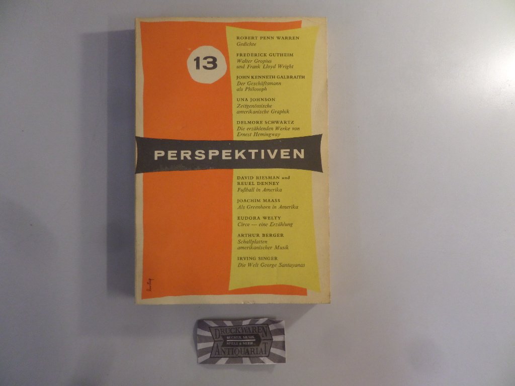 „Perspektiven : Musik, Literatur, Kunst.“ (Laughlin, James ) – Buch ...
