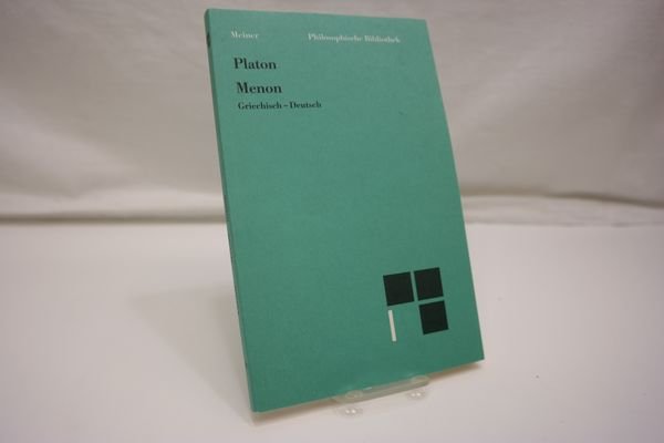 „Menon = Philosophische Bibliothek 278 Griechisch-Deutsch“ – Bücher ...