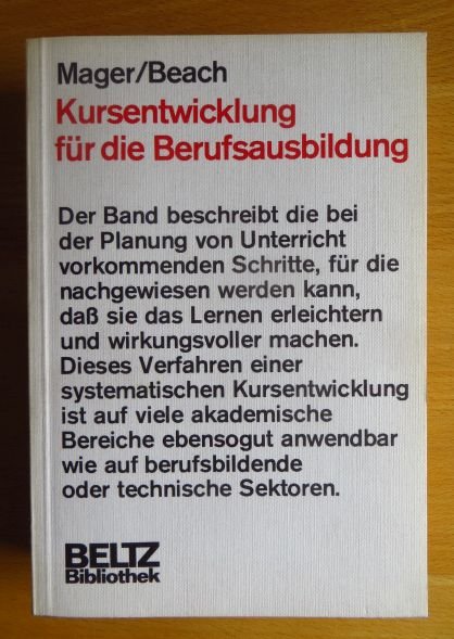 „Mager Robert Frank (Verfasser) Und Kenneth M (Verfasser) Beach ...