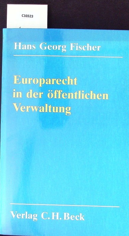 „Europarecht in der öffentlichen Verwaltung Eine Einführung in das ...