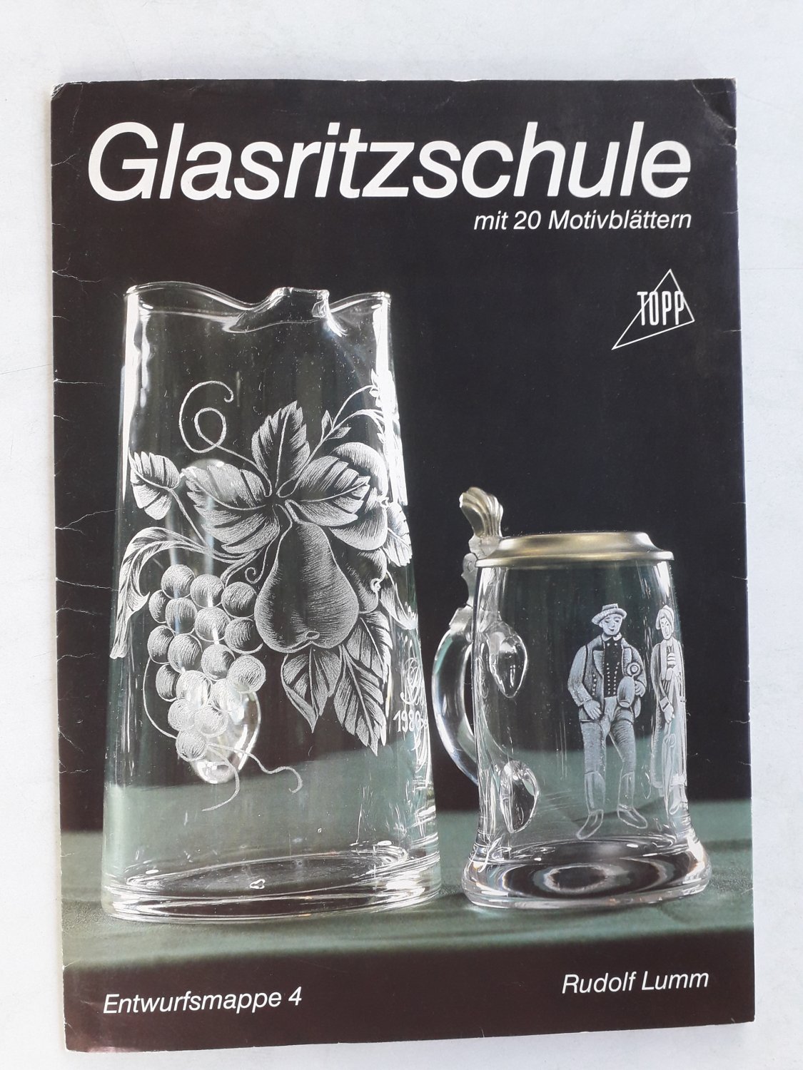 „Glasritzschule mit 20 Motivblättern, Entwurfsmappe 4, 1982“ – Bücher ...