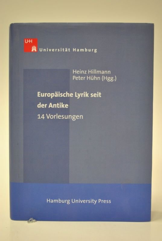 „Hillmann, Heinz; Hühn, Europäische Lyrik seit der Antike 14 ...