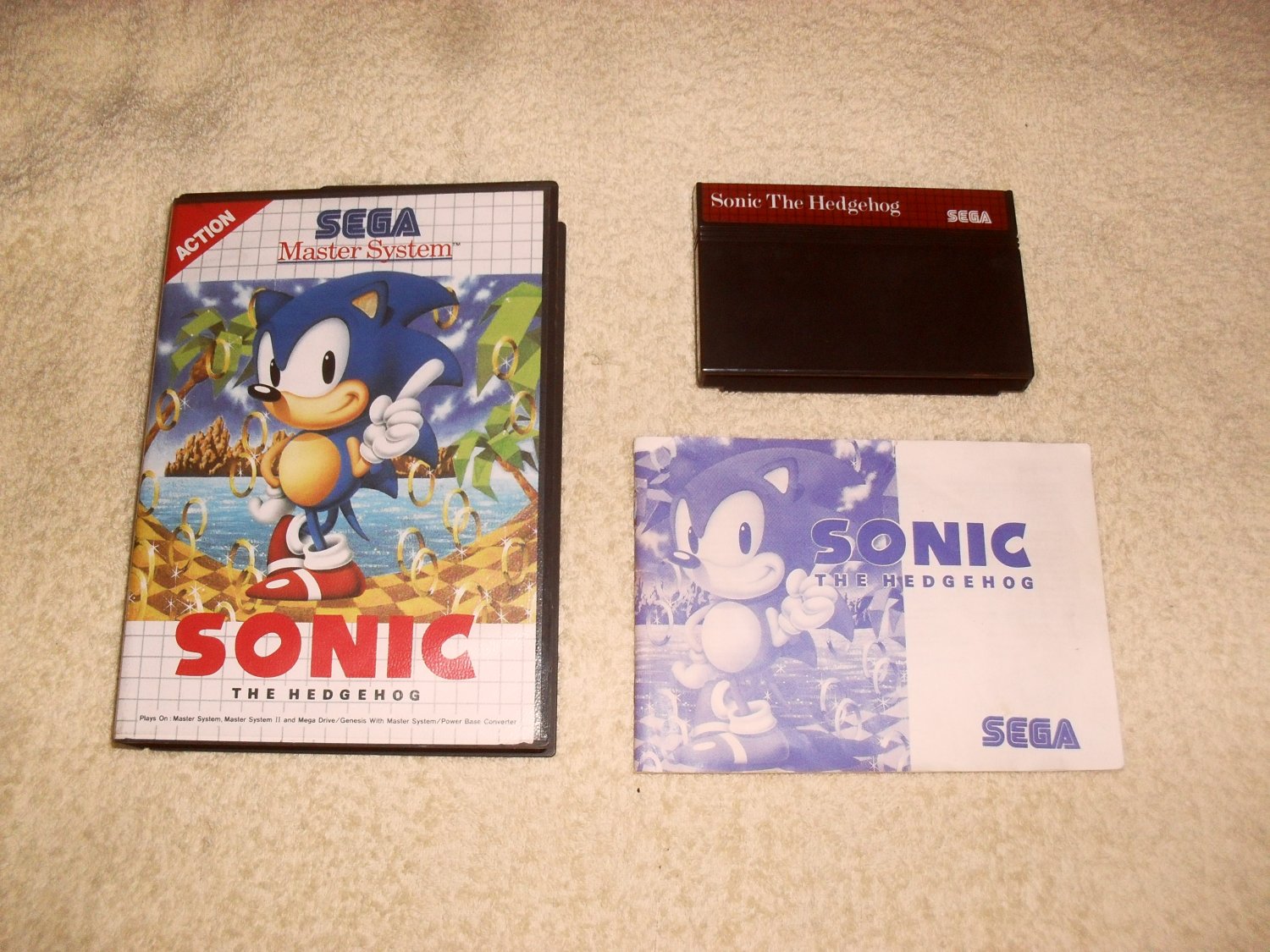 „SEGA Master System - Sonic .“ – Spiel gebraucht kaufen – A02E4ZzS41ZZN
