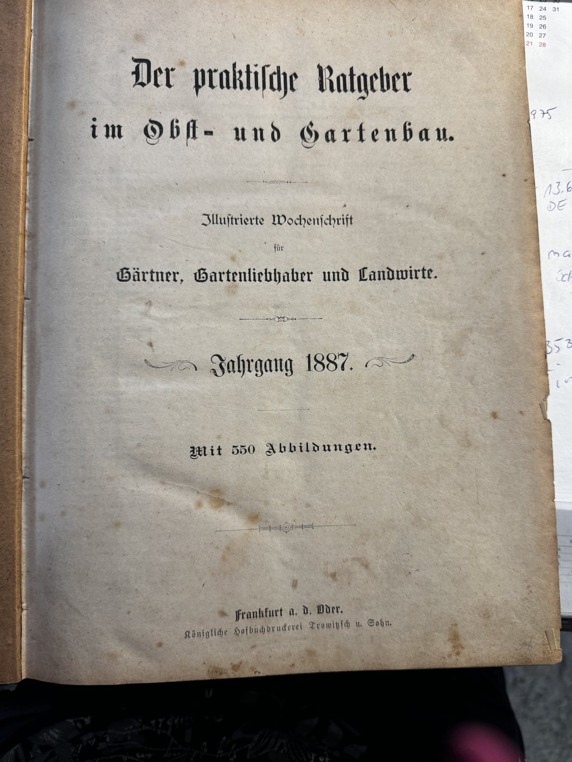 „Der praktische Ratgeber im Obst- und Gartenbau - …“ – Bücher gebraucht ...
