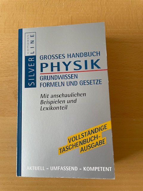 ISBN 3817474296 "Grosses Handbuch Physik – Grundwissen, Formeln ...