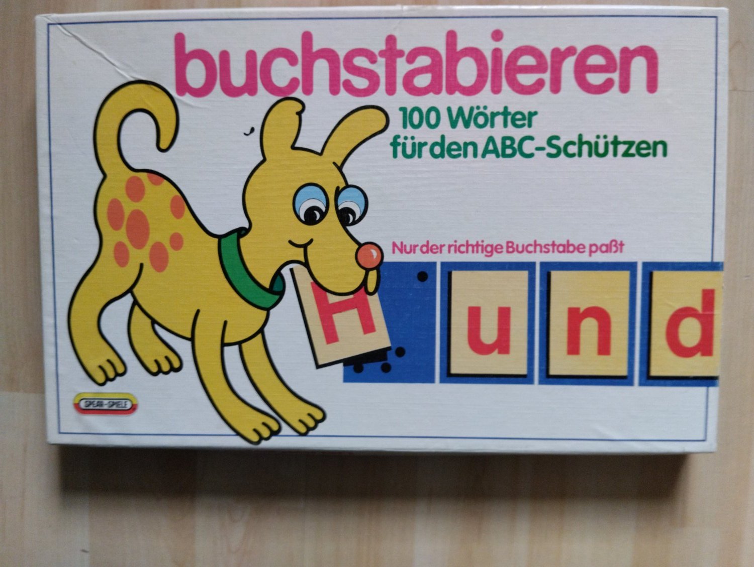 „buchstabieren , 100 Wörter für den ABC-Schützen - VINTAGE …“ – Spiel gebraucht kaufen ...