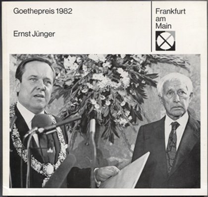 „Goethepreis 1982 - Ernst Jünger.“ – Bücher gebraucht, antiquarisch ...