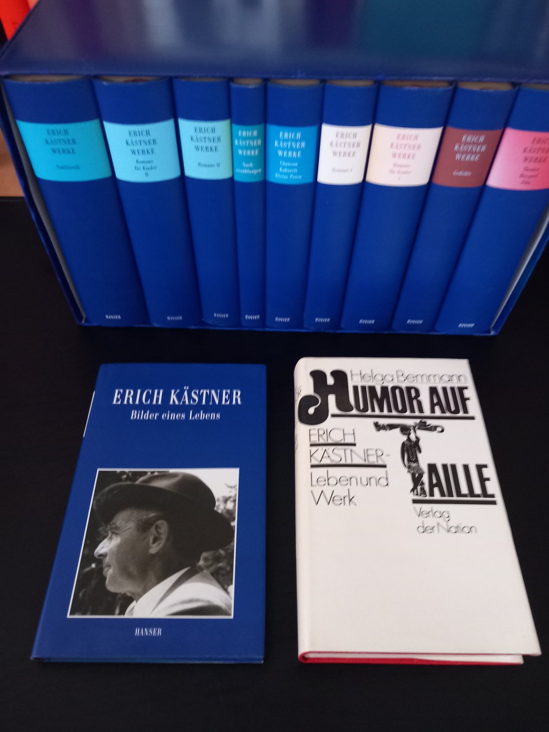 „Gesammelte Werke / Werkausgabe in 9+1+1 Bänden (komplett / …“ (Erich ...