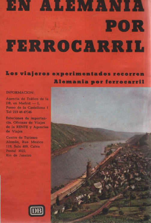 „En Alemania por Ferrocarril.“ (Agencia de Trafico de la DB) – Buch ...
