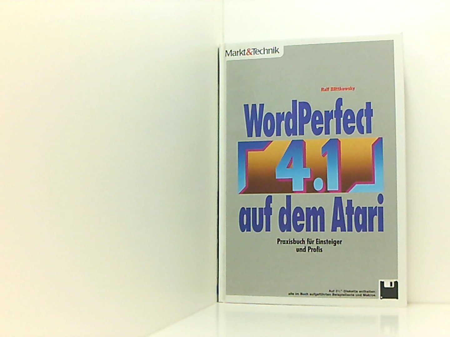 „WordPerfect 4.“ (Ralf Blittkowsky) – Buch gebraucht kaufen – A02BGkQC01ZZI