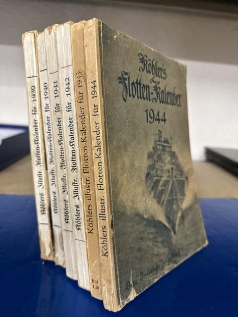 „Köhler illustrierter Flotten-Kalender - Konvolut 1939 - 1944“ – Buch ...