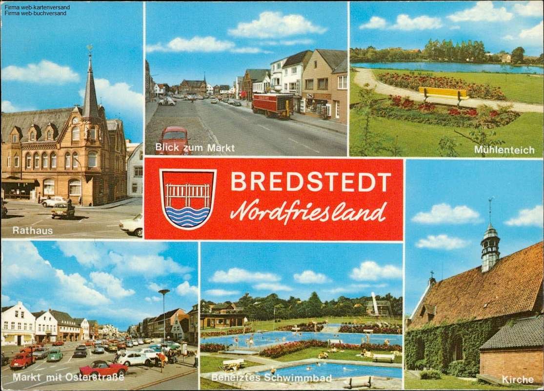 „Bredstedt , Nordfriesland Mehrbildkarte“ – Buch gebraucht kaufen ...
