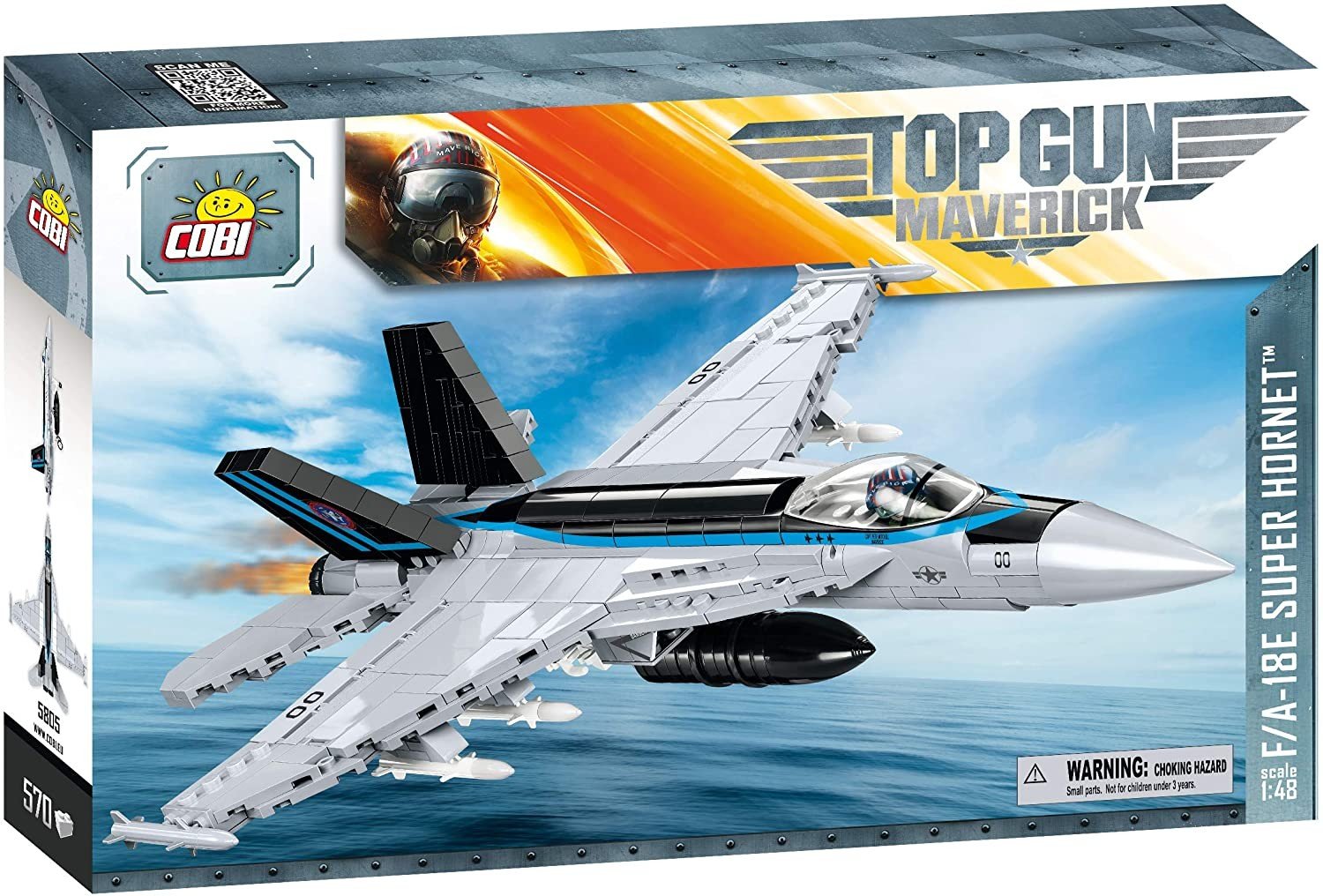 „COBI 5805 - F/A-18E Super Hornet Top Gun MAVERICK, 570 …“ – Spiel neu ...