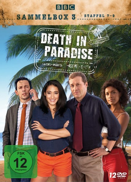 „Death in Paradise Staffel 7-9 “ (Richard Signy Leon Lopez David ONeill ...