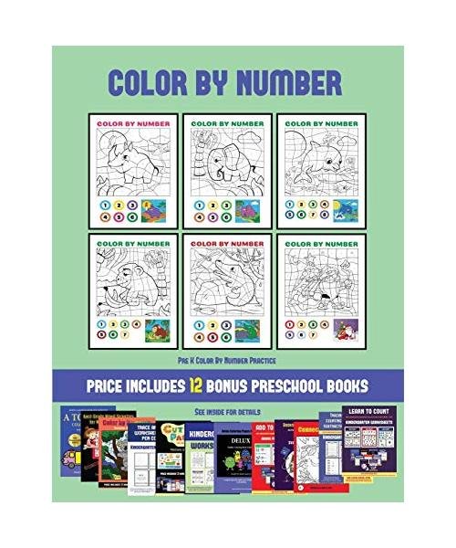„Pre K Color By Number Practice 20 printable color by …“ (James Manning ...