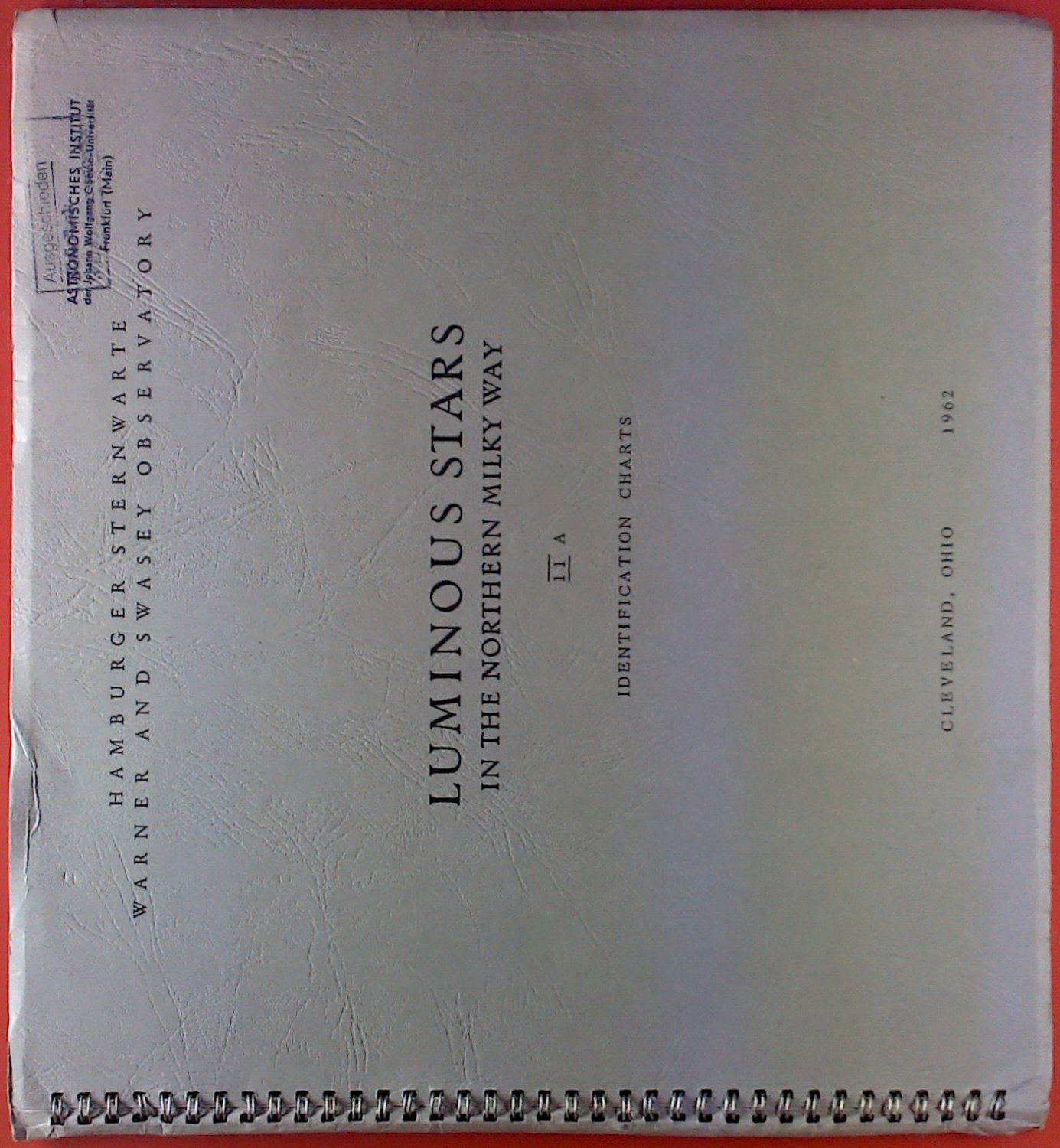 „Luminous Stars in the Northern Milky Way.“ – Buch antiquarisch kaufen ...