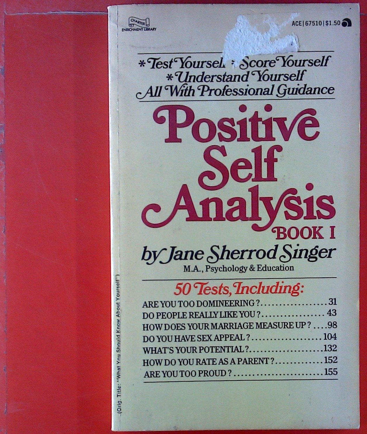 „Positive Self Analysis, Book 1.“ – Bücher gebraucht, antiquarisch ...