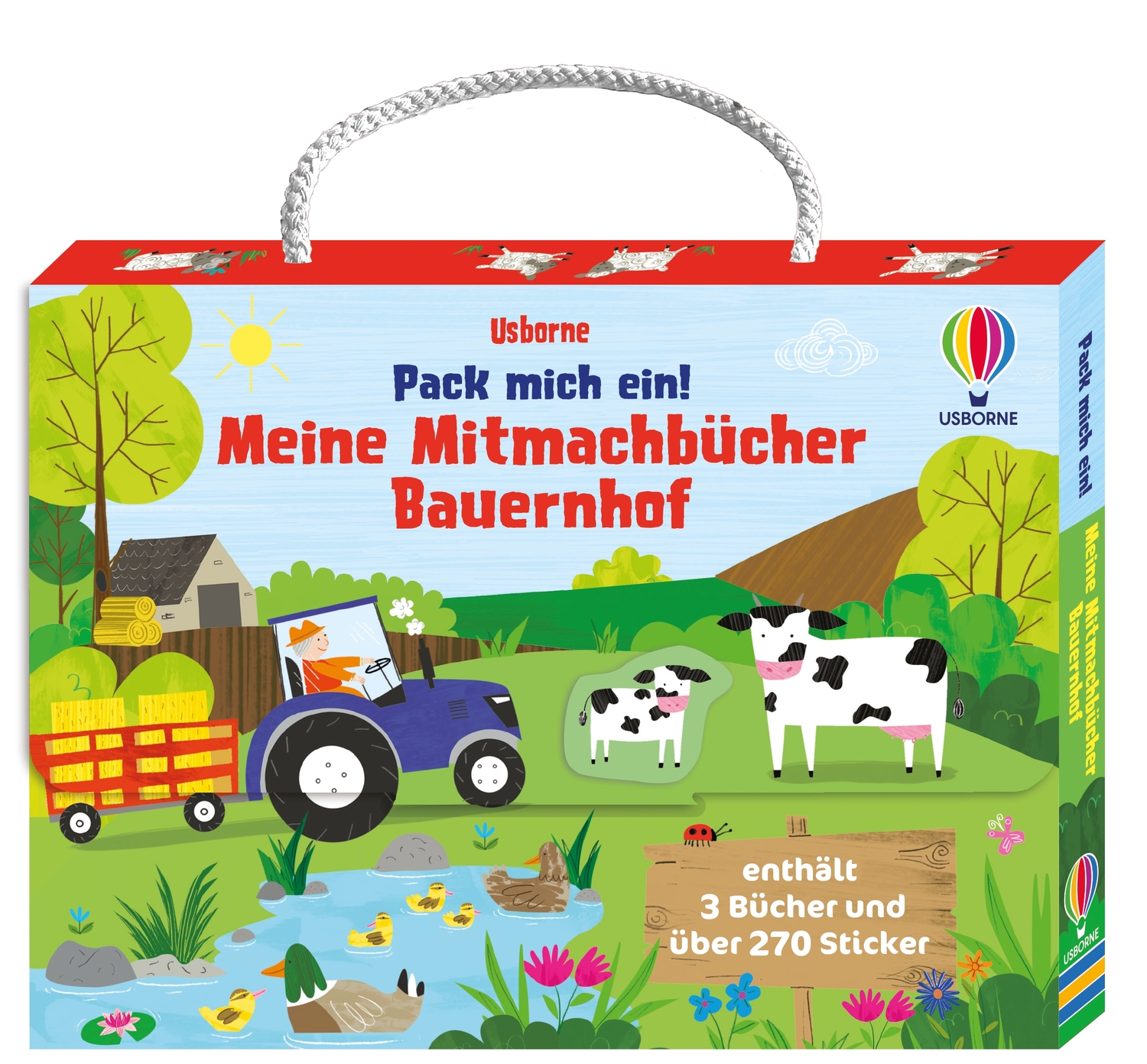 „Usborne Publishing, Pack mich ein Meine Mitmachbücher Bauernhof Koffer ...