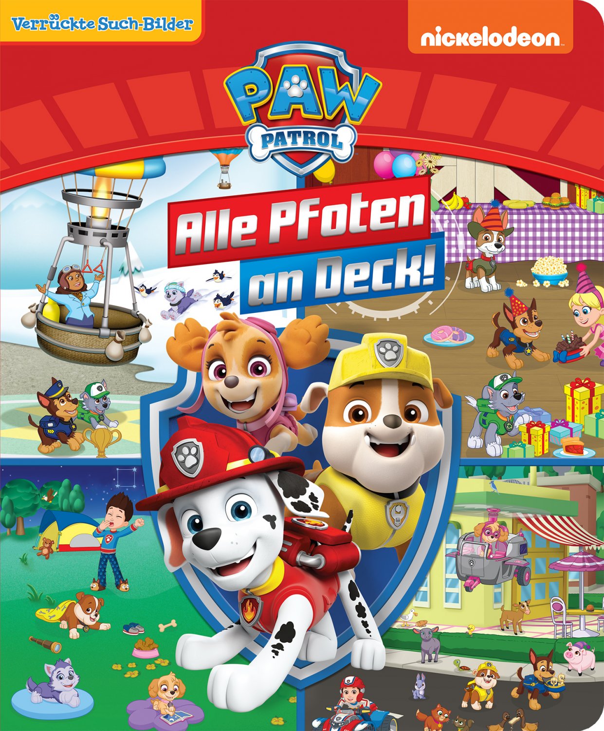 „PAW Patrol - Alle Pfoten an Deck - Verrückte Such-Bilder“ – Bücher ...