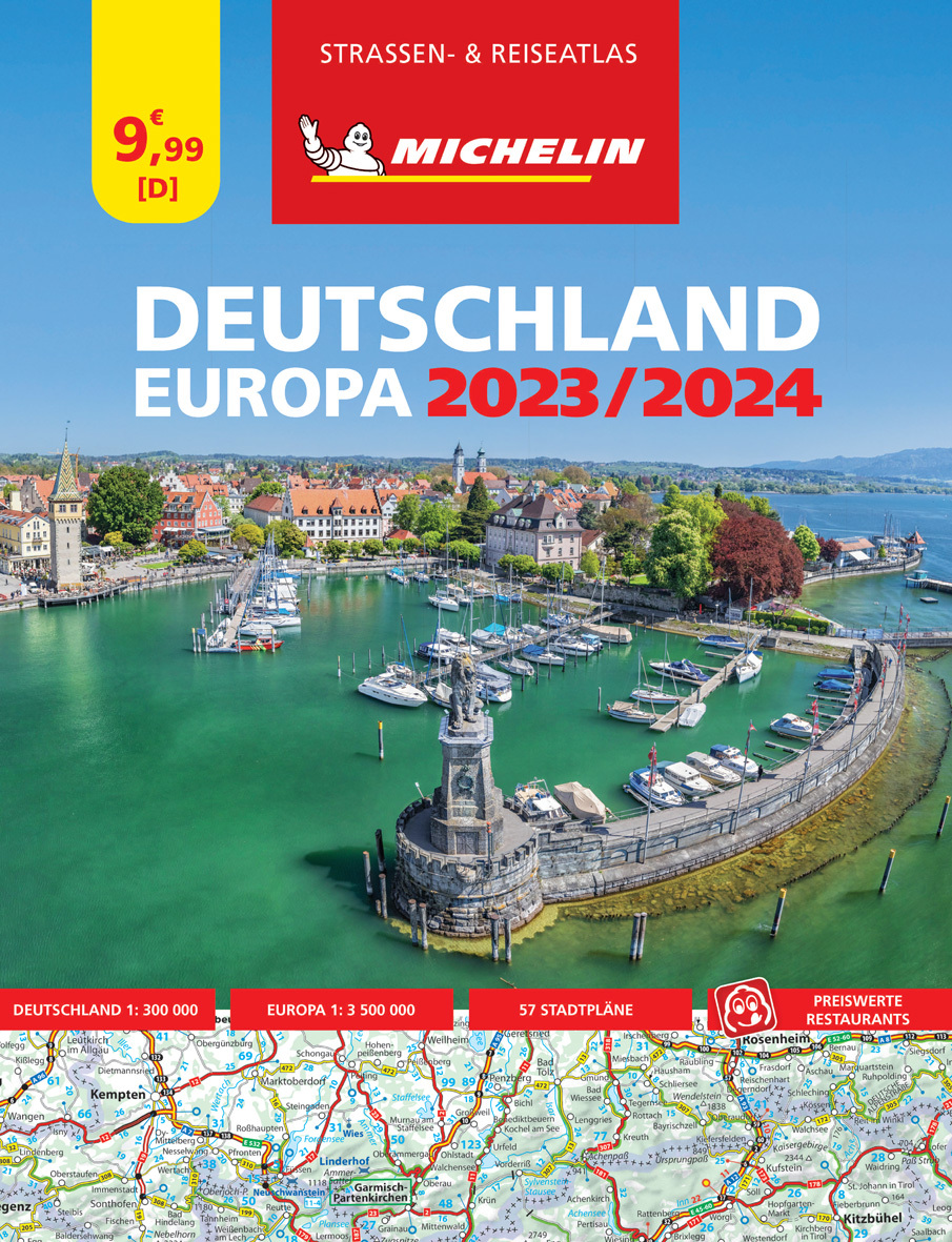 ISBN 9782067254923 "Michelin Straßenatlas Deutschland & Europa 2023/ ...