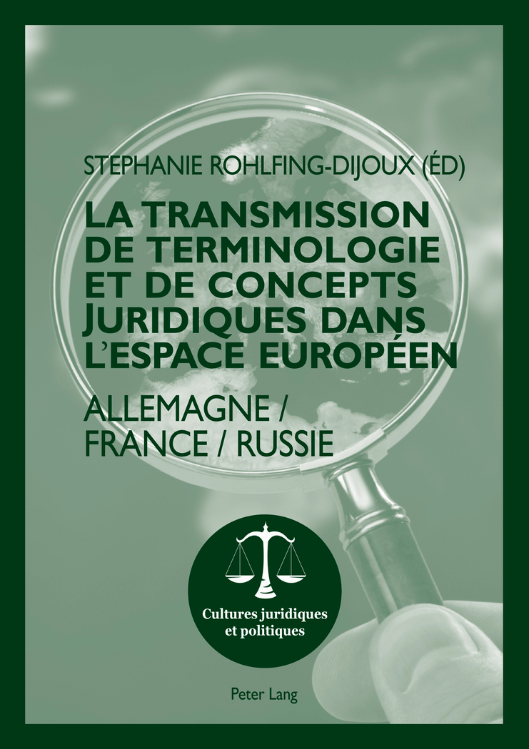 ISBN 9783034310949 "La transmission de terminologie et de concepts ...