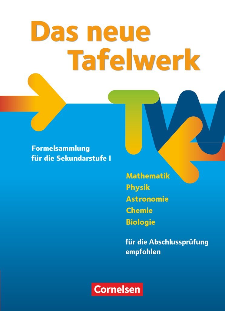 ISBN 9783060401093 "Das neue Tafelwerk - Formelsammlung für die Sekundarstufe I - Östliche ...