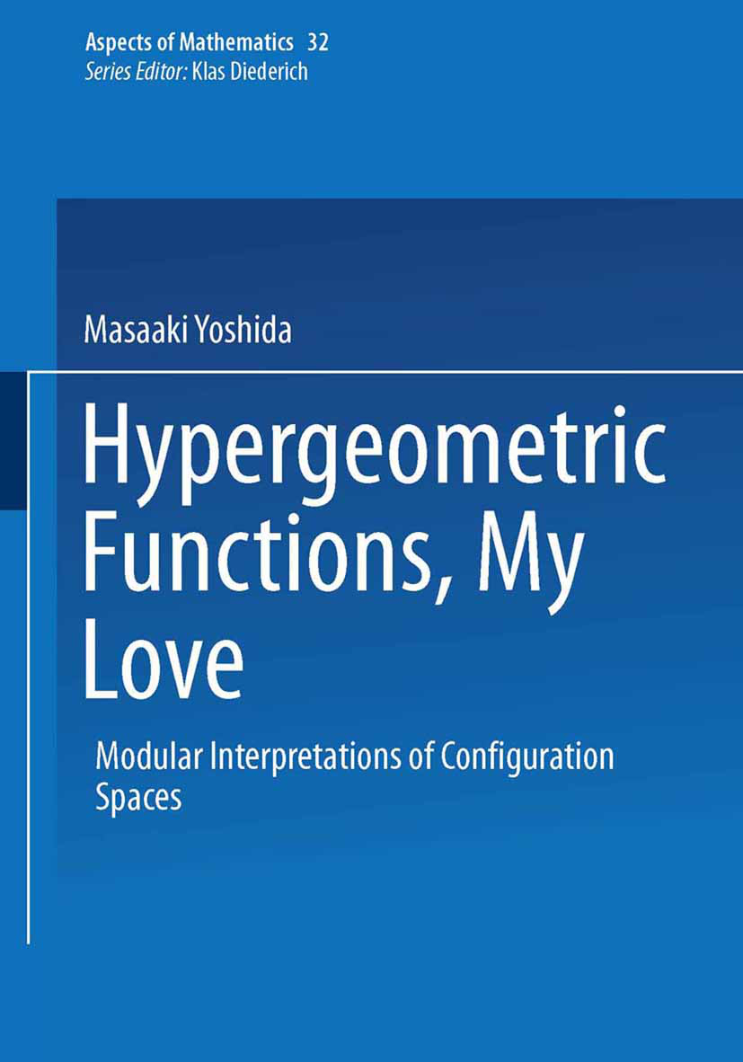 „Masaaki Yoshida, Hypergeometric Functions My Love“ – Bücher gebraucht ...
