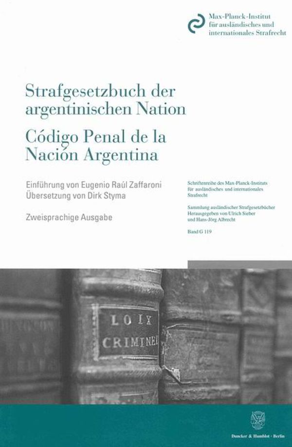„Das Strafgesetzbuch der argentinischen Nation - Código …“ – Buch neu kaufen – A02CTOJo01ZZD