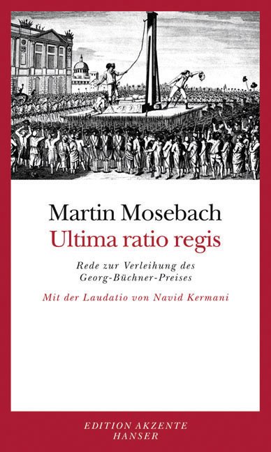 ISBN 9783446230385 "Ultima ratio regis – Rede zur Verleihung des Georg ...