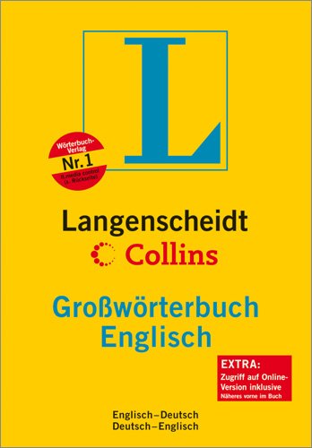 ISBN 3468024118 "Langenscheidt Collins Großwörterbuch Englisch – Englisch-Deutsch /Deutsch ...