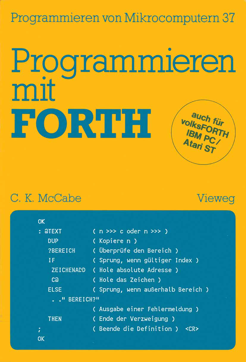 „Programmieren mit FORTH / Übersetzt und bearbeitet von …“ (Maccabe, C ...