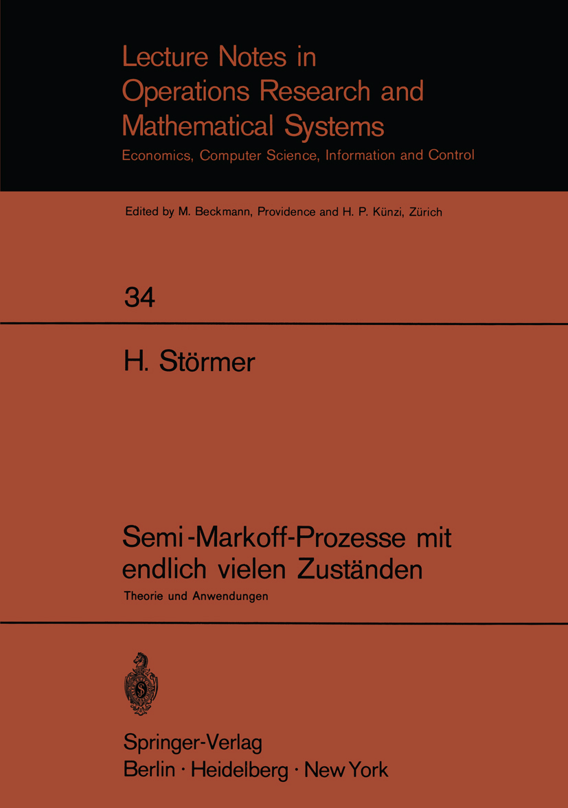ISBN 3540049576 "Semi-Markoff-Prozesse mit endlich vielen Zuständen ...