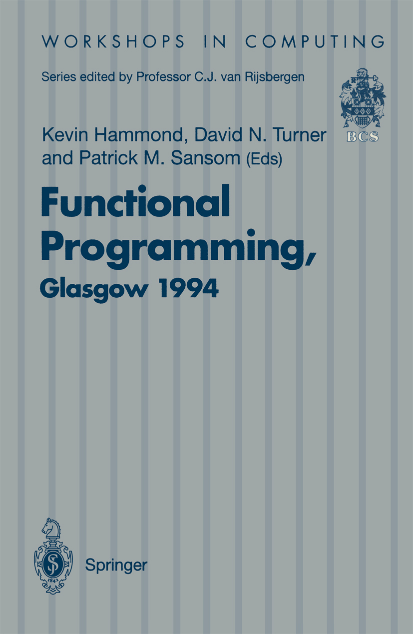 „Functional Programming, Glasgow 1994“ – Bücher gebraucht, antiquarisch & neu kaufen