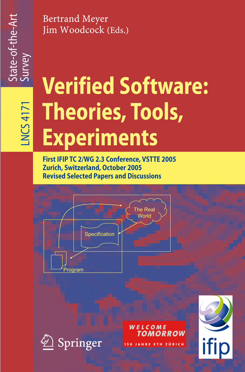 „Verified Software: Theories, Tools, Experiments“ – Bücher gebraucht ...