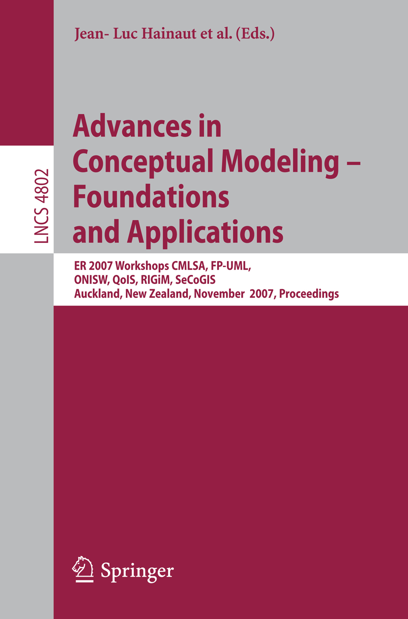 „Advances in conceptual modeling foundations and applications ...
