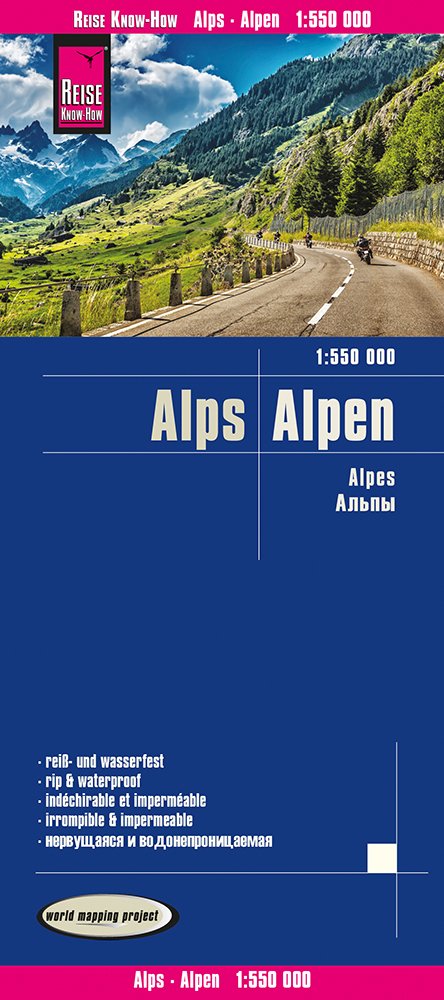 „Reise Know-How Landkarte Alpen / Alps (1:550.“ – Buch gebraucht kaufen ...