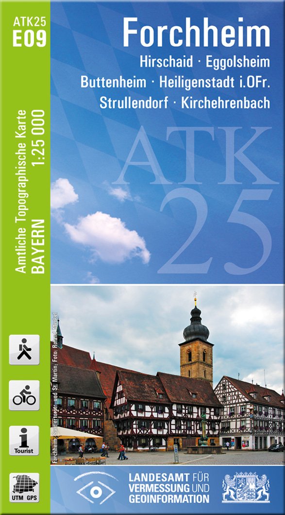 ISBN 9783899333527 "ATK25-E09 Forchheim (Amtliche Topographische Karte ...