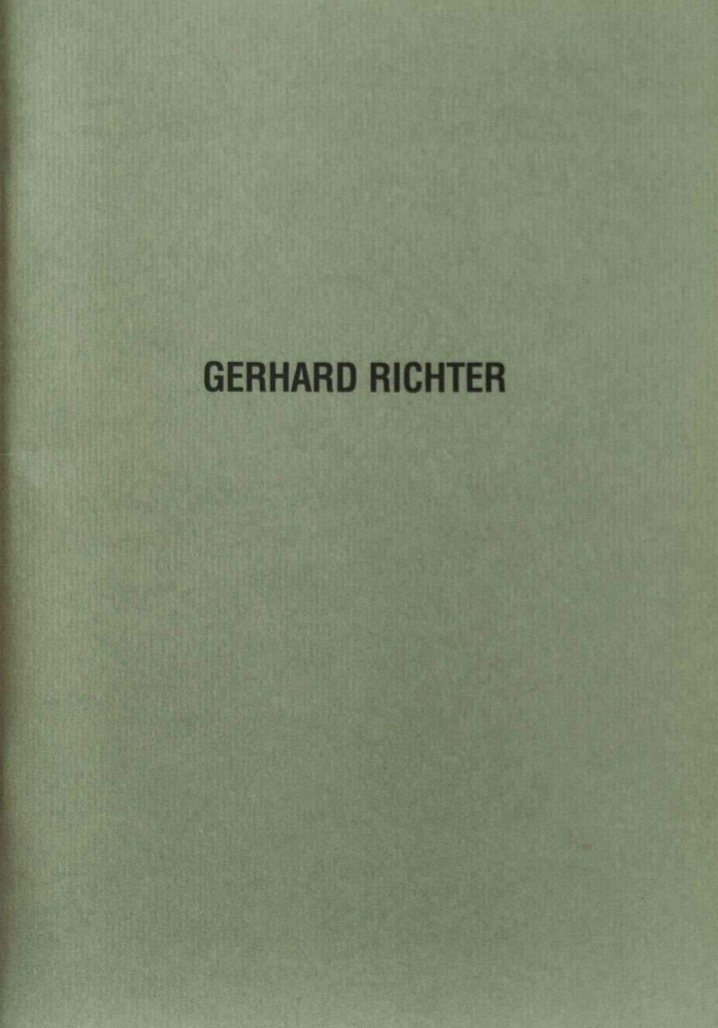 ISBN 3980384608 "Gerhard Richter - Gerhard Richter und die Romantik" – gebraucht, antiquarisch ...