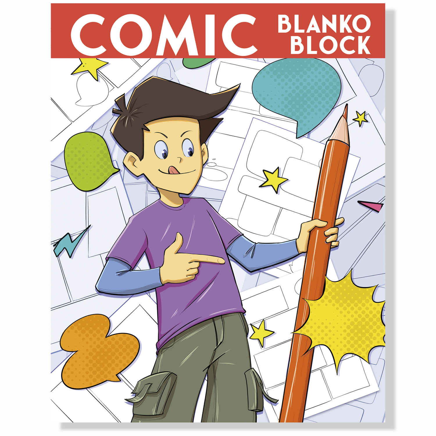 ISBN 9783982480756 "Comic Blanko Buch – kreiere dein eigenen Comic ...